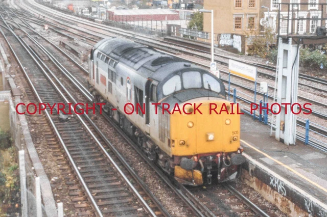 UK RAILWAY PHOTOGRAPH Of Class 37 37505. Rm37-2484 £1.70 - PicClick UK