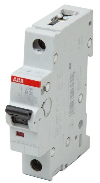 INTERRUPTEUR ABB S201-B32 LS B32/6kA fusible automatique interrupteur de protection de ligne 32A ...
