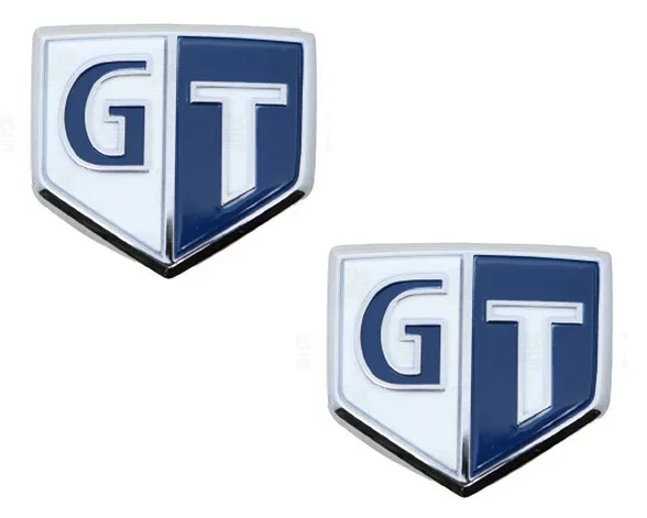NISSAN GENUINE SKYLINE GT-R R34 Side Fender GT Emblem Badge Blue Left ...