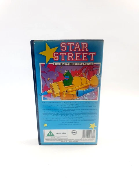STAR STREET THE Happy Birthday Movie VHS Tape 1989 MY-TV Rated U EUR 11 ...