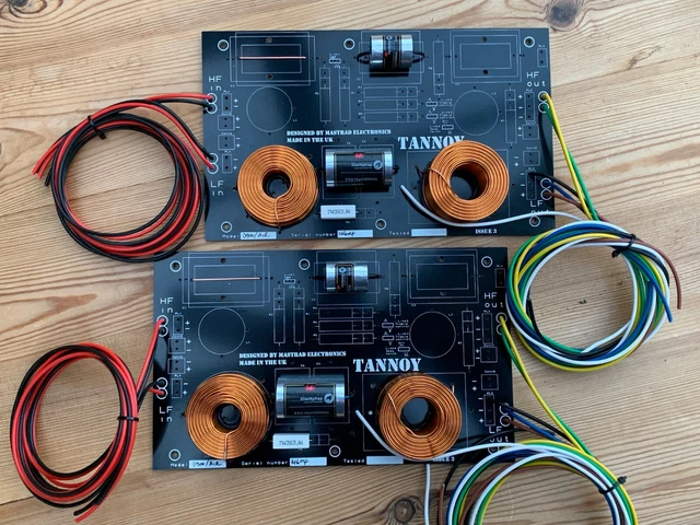 PAIR TANNOY SPEAKER crossovers Clarity ESA model D500 D700 D750 D900 ...