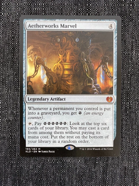 AETHERWORKS MARVEL X1 Magic the Gathering 1 x carte mtg Kaladesh EUR 13,45 - PicClick FR