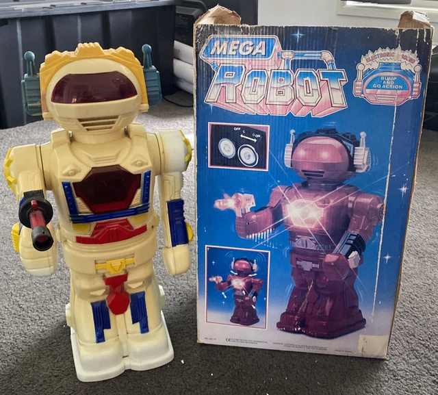 VERY RARE VINTAGE 90'S MEGA ROBOT HUGE 16"/40cm SPACE FIGHTER $62.30 ...