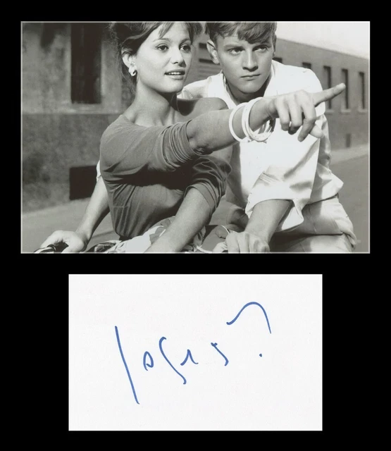 JACQUES PERRIN (1941-2022) - Acteur - Carte signée en personne + Photo - 2001 EUR 29,99 ...