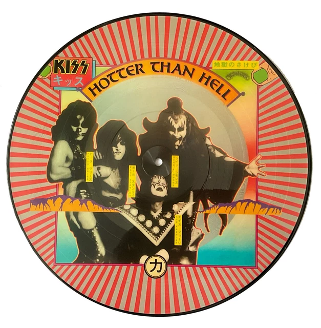 KISS HOTTER THAN Hell 10 Track Japanese Picture Disc £24.99 - PicClick UK