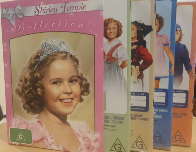 SHIRLEY TEMPLE COLLECTION Rare Dvd Box Set Bright Eyes Heidi Curly Top ...