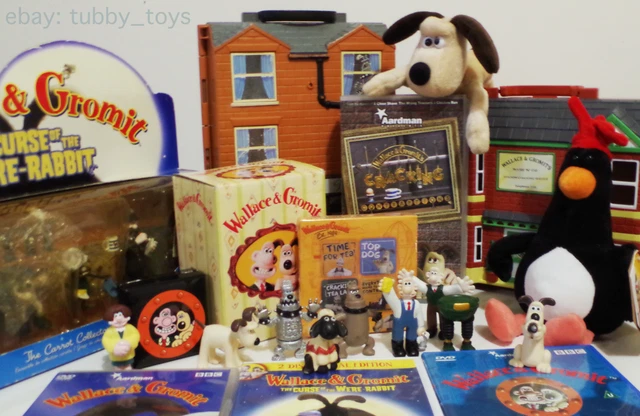 WALLACE & GROMIT West Wallaby Street Wash N Go, Wendolene House Play ...