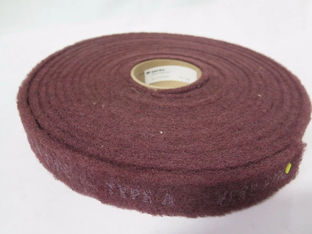 3M SCOTCH-BRITE 1 1/2" x 30ft Clean and Finish Roll Type A very fine ...