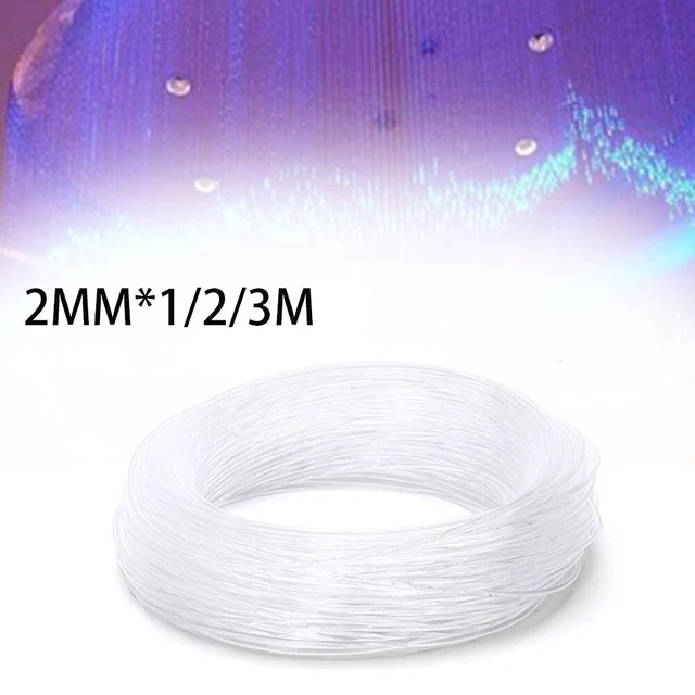 CABLE FIBRE OPTIQUE 650db/km bande lumineuse plafond transparent d coration EUR 7,06 - PicClick FR