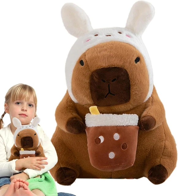 NEW CAPYBARA PLUSH Toy Stuffed Animal | Hugging Flower Capybara Plush ...