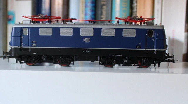 ROCO H0 43638 NUOVA locomotiva elettrica BR 141 015-8 - blu - ferro delle ferrovie - analogico ...