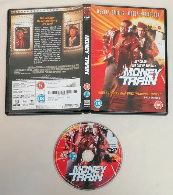 DVD - MONEY Train Woody Harrelson Wesley Snipes PAL UK R2 Cert 18 EUR 2 ...