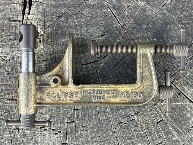 VINTAGE ECLIPSE NO180 Instrument Vice £40.00 - PicClick UK