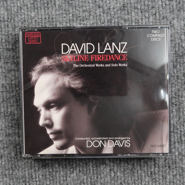 VINTAGE DAVID LANZ Skyline FireDance 2 CD Narada Artist Series Don ...
