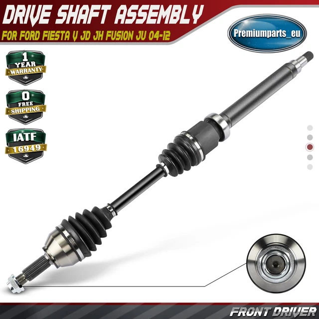 1X DRIVE SHAFT Front Axle Right for Ford Fiesta V JD JH Fusion JU 2004 ...