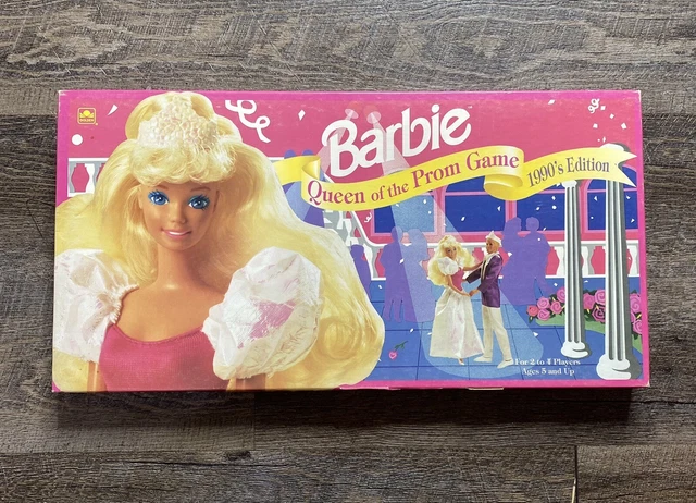 VINTAGE BARBIE QUEEN Of The Prom Board Game 1991 Mattel Complete £23.53 ...