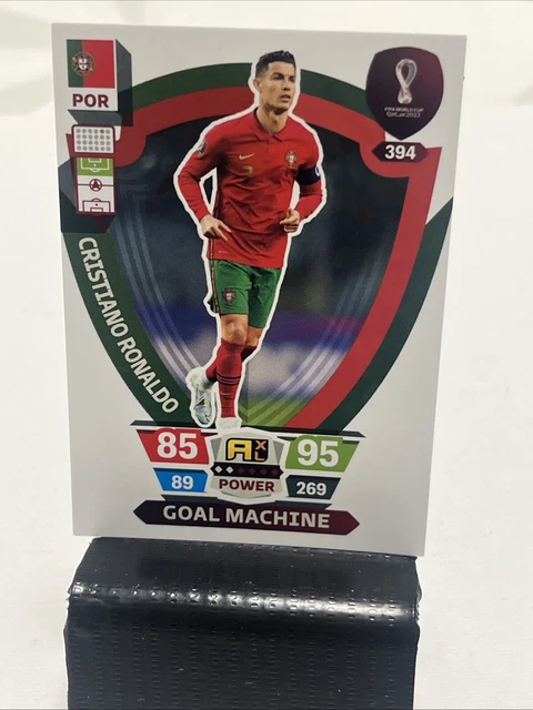 PANINI ADRENALYN XL Fifa World Cup Qatar 2022 Card N. 394 Ronaldo Goal ...