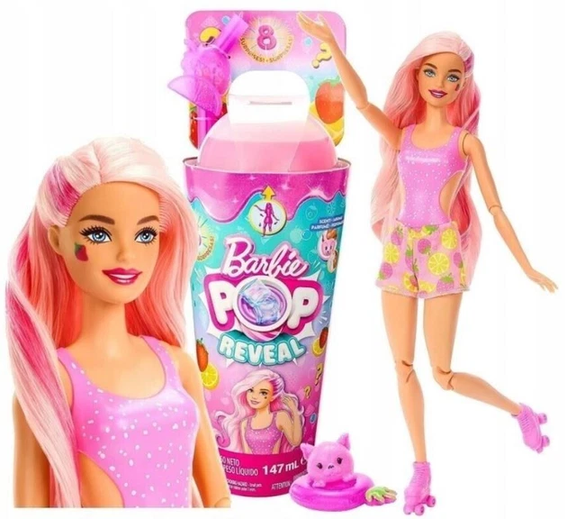 BARBIE POP REVEAL FRUIT DOLL Strawberry Lemonade HNW40 Mattel £46.24 ...