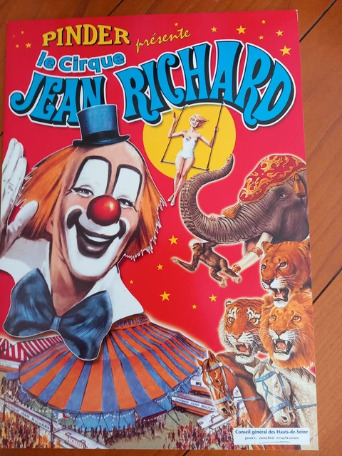 PROGRAMME CIRCUS CIRCO zirkus cirque Jean Richard sous Pinder EUR 5,00 ...