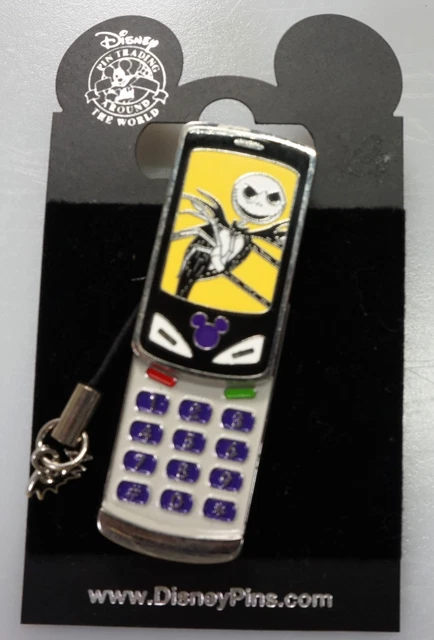 DISNEY NIGHTMARE BEFORE Christmas Jack Skellington Cell Phone Pin £19. ...
