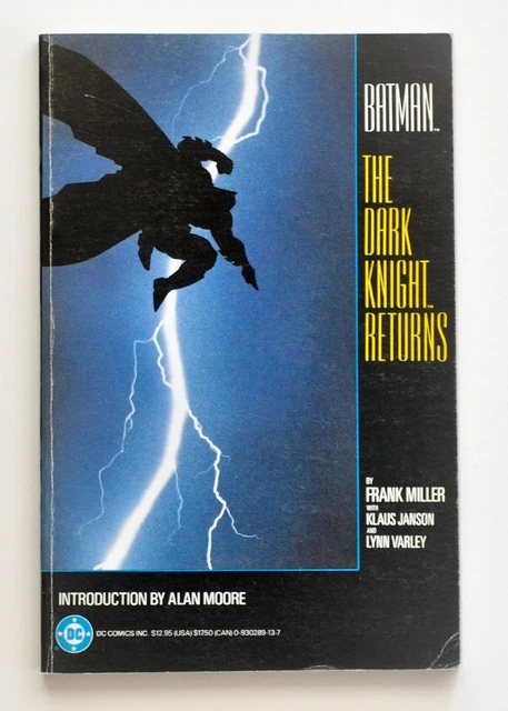 BATMAN:THE DARK KNIGHT Returns 1986 DC livre de poche 2ème impression ...
