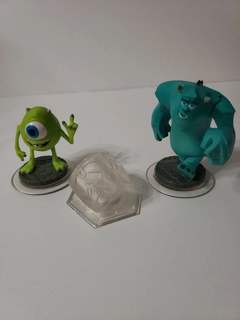 DISNEY INFINITY MONSTERS Inc Sully, Mike Wazowski, and cube £11.48 ...