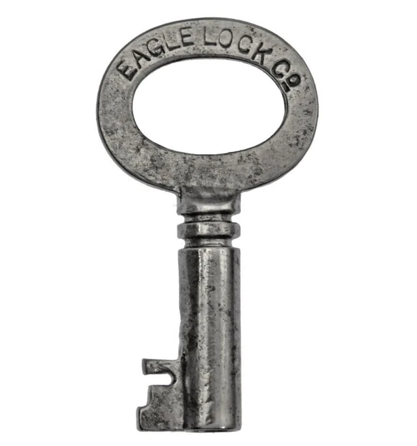 ANTIQUE KEY - EAGLE LOCK Co. STEAMER TRUNK Key - Code 24 - ref.k793 £16 ...