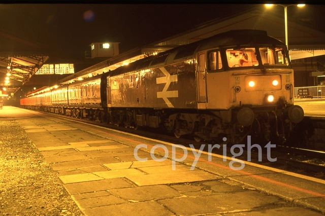 ORIGINAL 35MM DIESEL Railway Slide 47488 Newton Abbot Penzance-Leeds ...