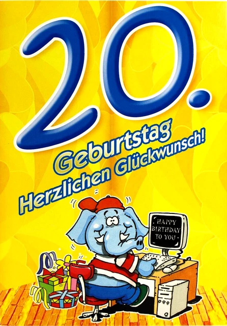 Lustiger Geburtstagsspruch 20
