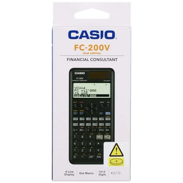 CASIO FC-200V 2ND edition, Financial Calculator $65.00 - PicClick AU