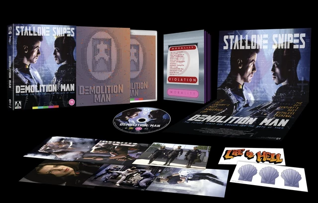DEMOLITION MAN LIMITED Edition (Blu-ray) Sandra Bullock Sylvester ...