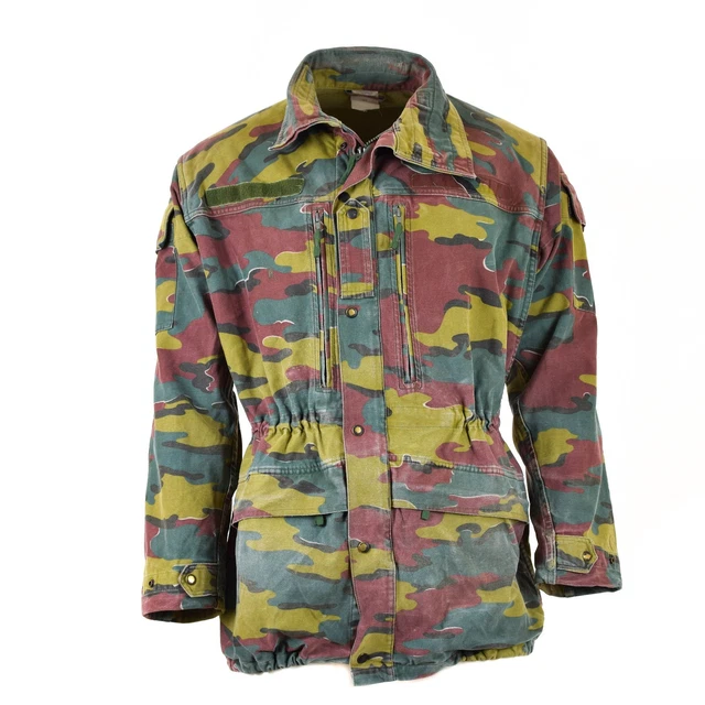 Veste De Campagne Originale Armée Belge De Combat Militaire M90 Parka