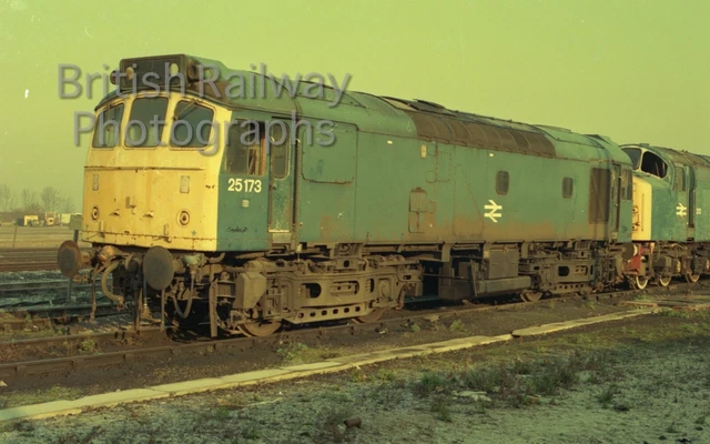 35MM NEGATIVE BR British Railway Diesel Loco Class 25 25173 Scrapped Leicester £3.99 - PicClick UK