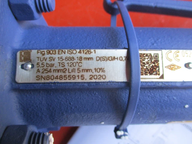 ARI SICHERHEITSVENTIL SAFE Figur 903 DN 20/32 PN 16 12903002012 5,5bar EUR 329,99 - PicClick DE