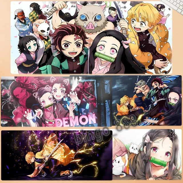 ANIME DEMON SLAYER Kimetsu no Yaiba Kamado Nezuko Mouse Pad Keyboard ...