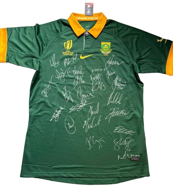 SOUTH AFRICA SPRINGBOKS Team Signed World Cup 2023 Rugby Jersey With ...