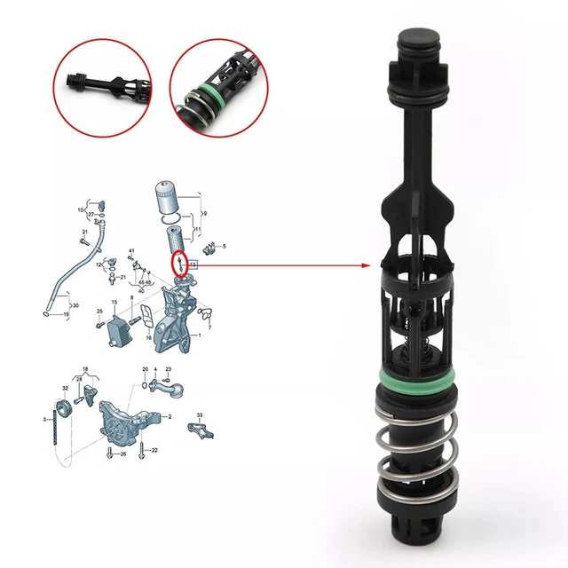 OEM SPECIFICATION OIL Filter Bar Check Valve Part No 06L115678AD For ...