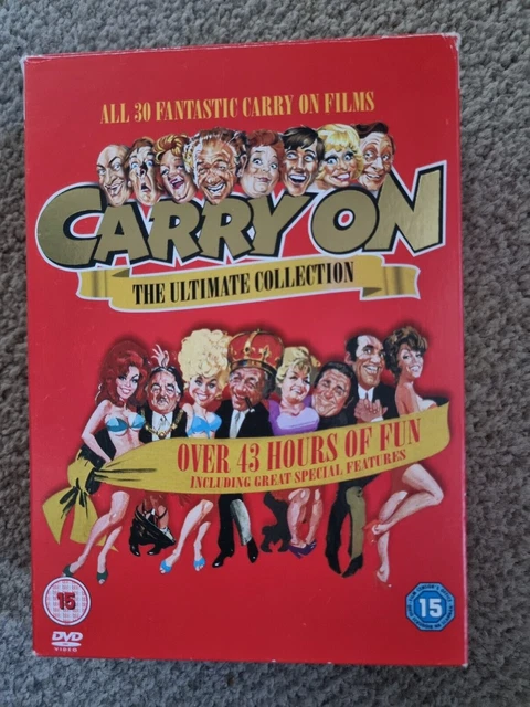 CARRY ON THE Ultimate collection DVD set slim pack version fast UK ...