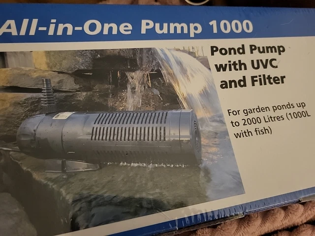 POND HERO ALL-IN-ONE Pump 1000 Uvc And Filter £60.00 - PicClick UK