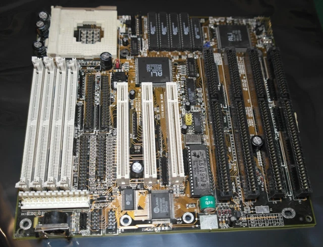 GIGABYTE GA-5486AL AT Motherboard socket 3 PCI ISA IDE FDD ALI M1489 £129.99 - PicClick UK