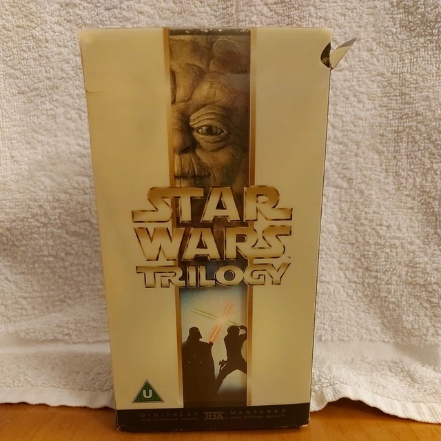 STAR WARS TRILOGY VHS Tape Box Set THX Produced 2002 Lucasfilms £8.89 ...