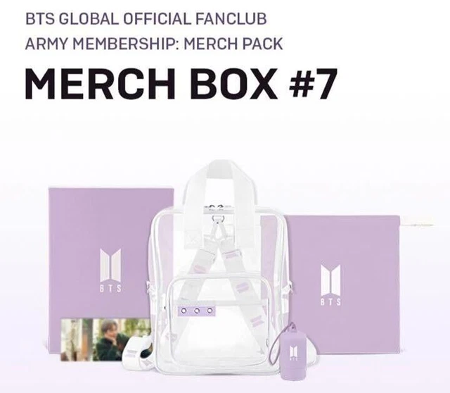 BTS ARMY MEMBERSHIP Pack Official MERCH BOX #7 Ensemble complet avec ...