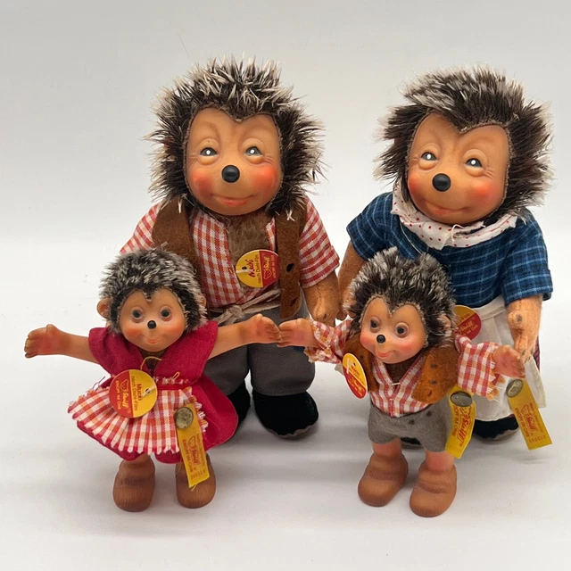 STEIFF IGEL FAMILIE Micki, Mecki, Mucki und Macki EUR 149,99 - PicClick DE
