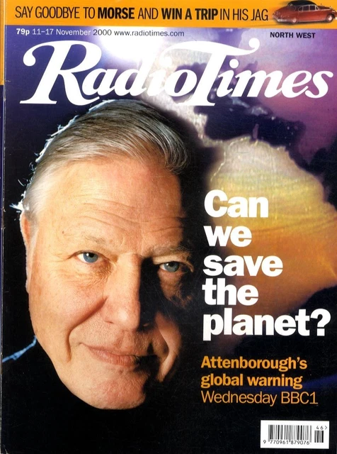 RADIO TIMES MAGAZINE 2000/17/11 Richard Attenborough. Sheena Easton ...