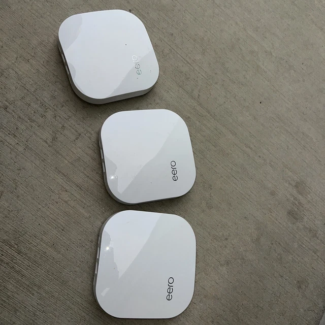 EERO PRO MESH Wi-Fi System 2.4GHz - 5GHz 2nd Gen - White 3-Pack $65.00 ...