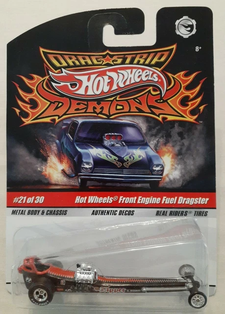 HOT WHEELS DRAG Strip Demons Front Engine Fuel Dragster The Zipper #21 ...