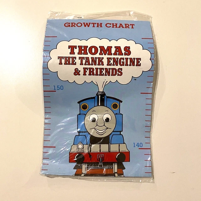 THOMAS THE TANK Engine Vintage Kids Growth Height Chart - Sealed $18.90 ...