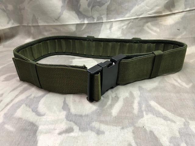 BRITISH ARMY SURPLUS OD Green plce combat webbing pistol belt - Medium ...