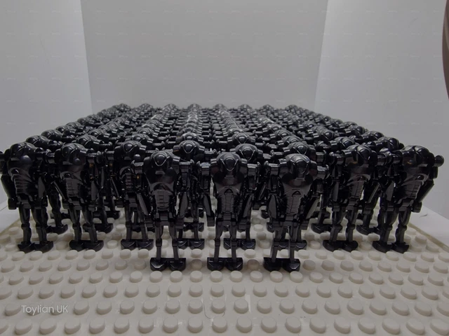 LEGO STAR WARS 100x Super Battle Droids Battle Pack Minifigure Bundle ...