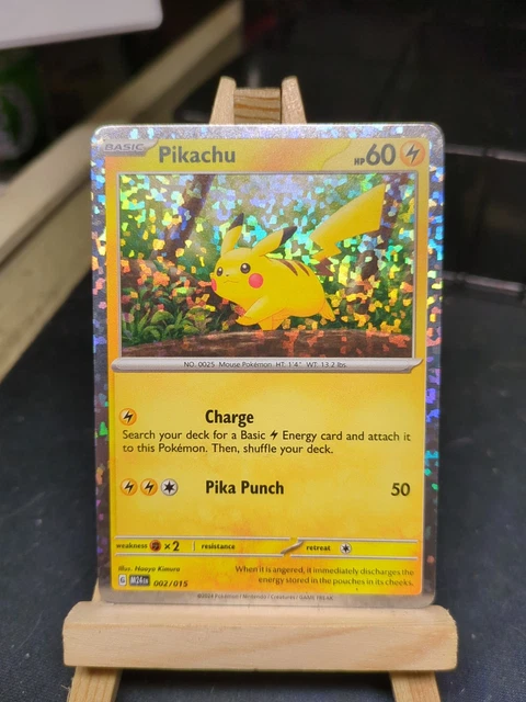 PIKACHU HOLO 2025 Pokemon McDonalds Happy Meal Promo Card TCG 002/015 £ ...